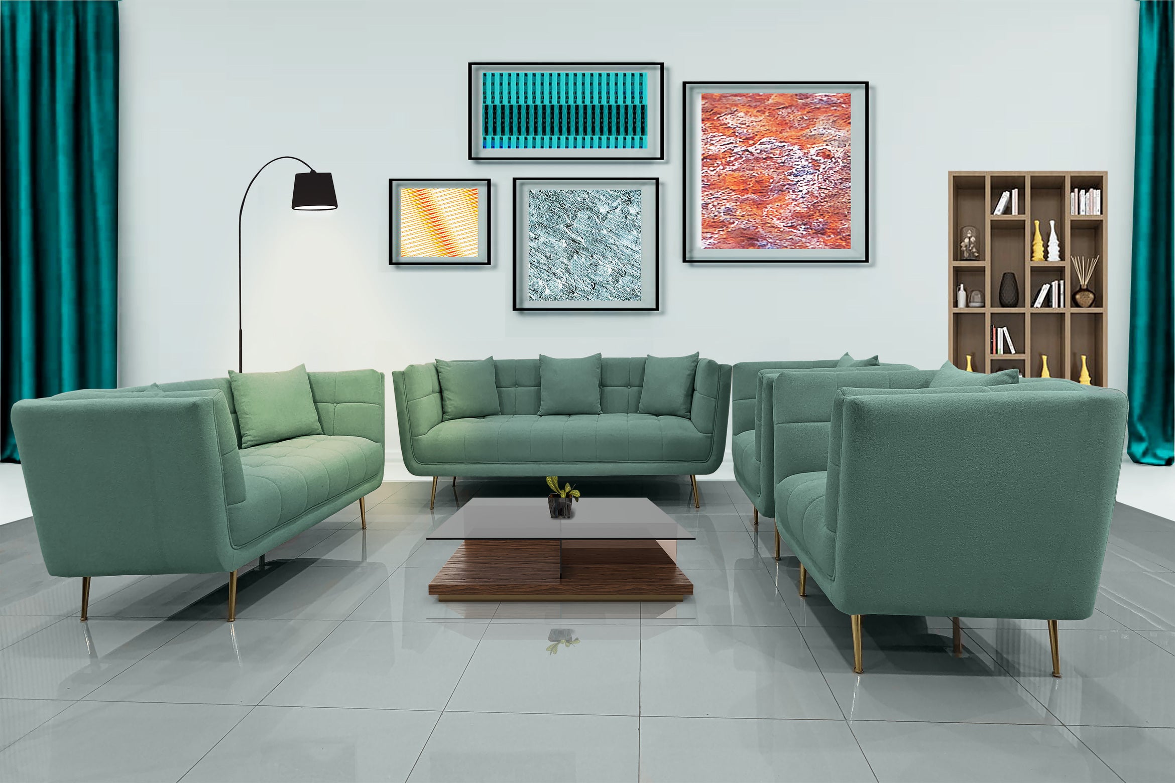 Luxurious 7-Seater Box Model Sofa | Timber Land Furniture – Timber Land Home Furniture