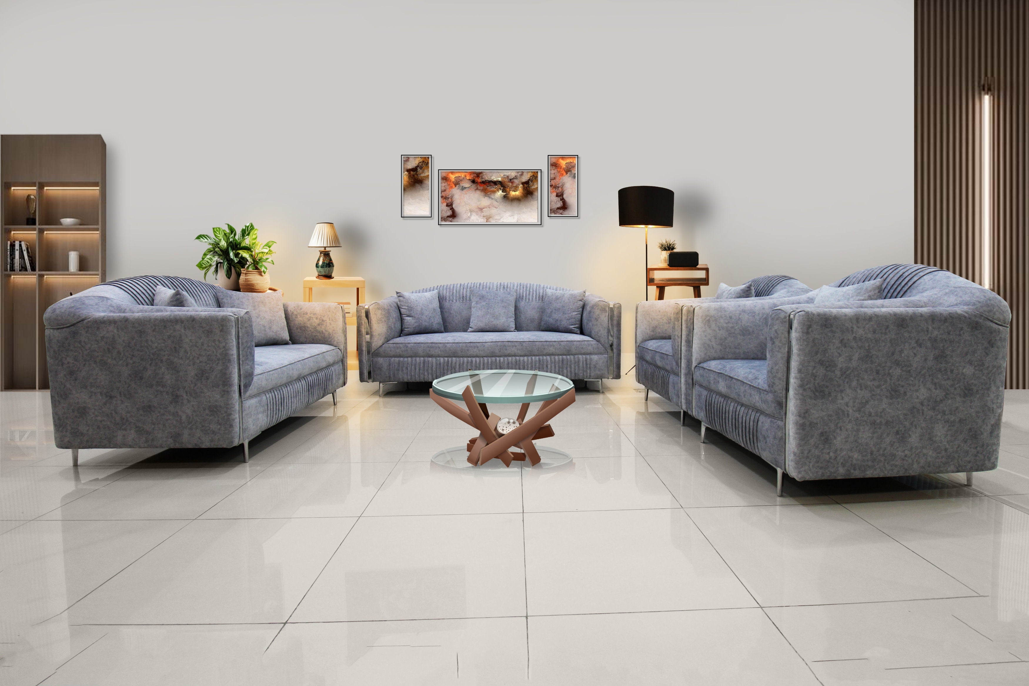 Elba Sofa Set - Modern & Elegant Living Room Furniture | Timber Land ...