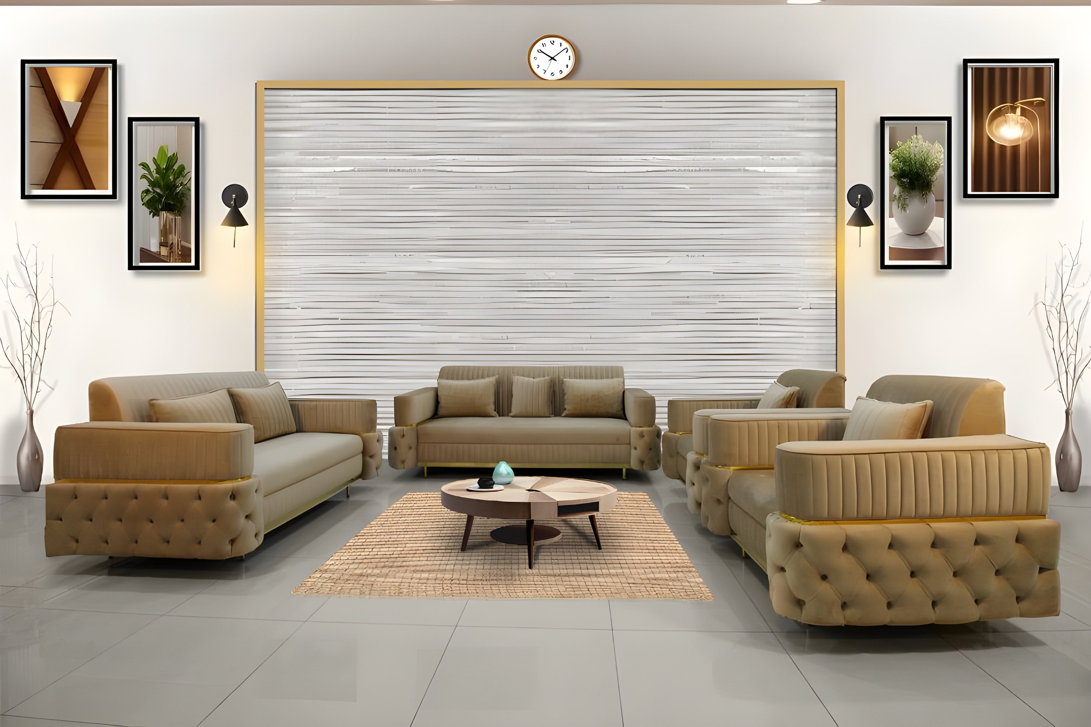 Lizbon Sofa Set | Affordable Price Sofa Timber Land Home Furniture