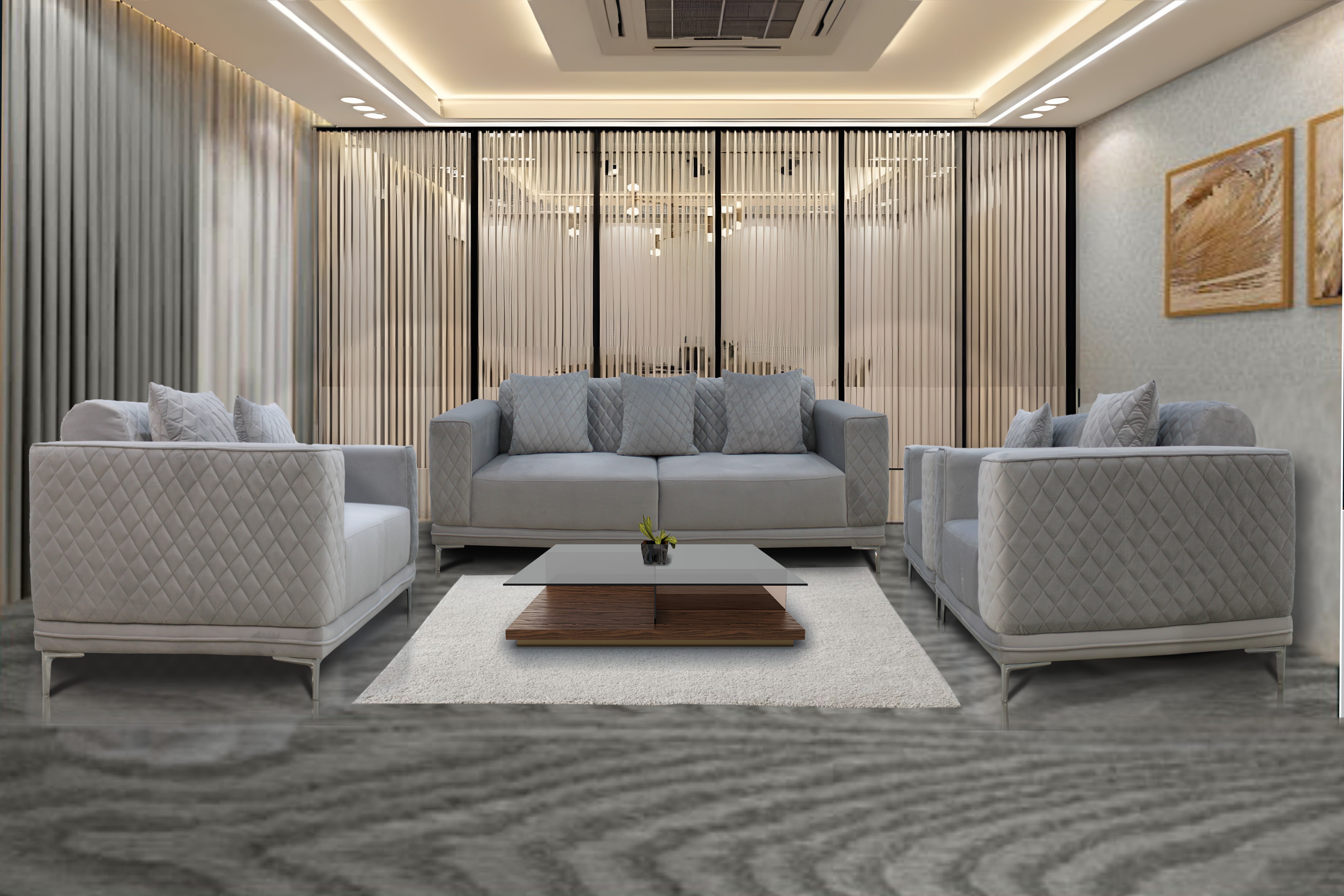 Macie Sofa Set - Modern & Comfortable Living Room Furniture – Timber ...